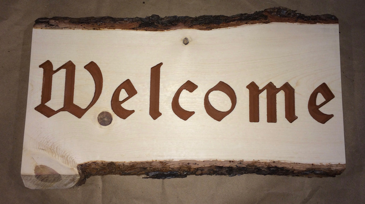 Welcome Sign - Engraved – Black Hills CNC, LLC